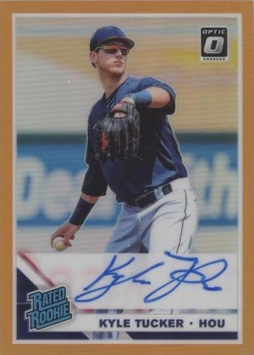 2019 Panini Donruss Optic - Rated Rookie Signatures Kyle Tucker #RRS-KT ...