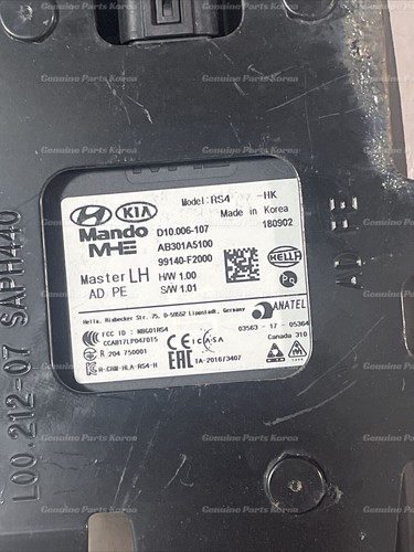 OEM Rear Corner Blind Spot Radar Assy LH 99140F2000 for Hyundai Elantra ...