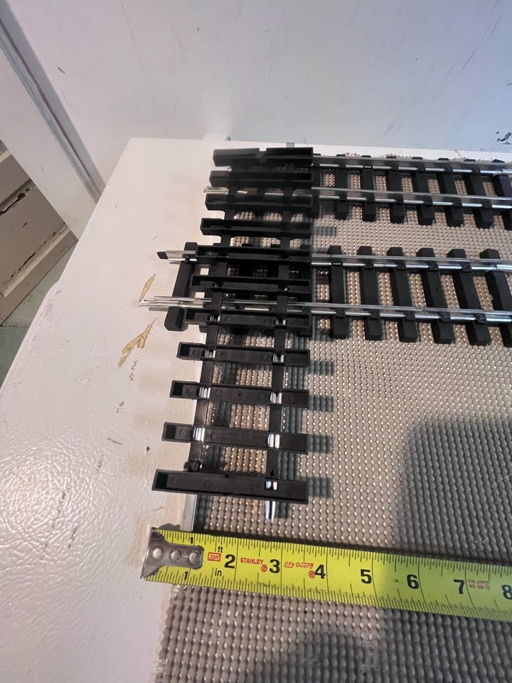 6 pieces Bachmann G scale plastic and metal 12 inch straight track | eBay
