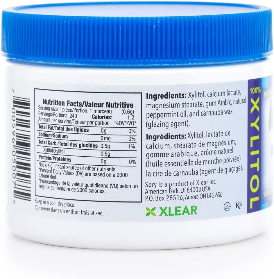 Xylitol Peppermint Sugar Free Candy - Promote Oral Health, Increase ...