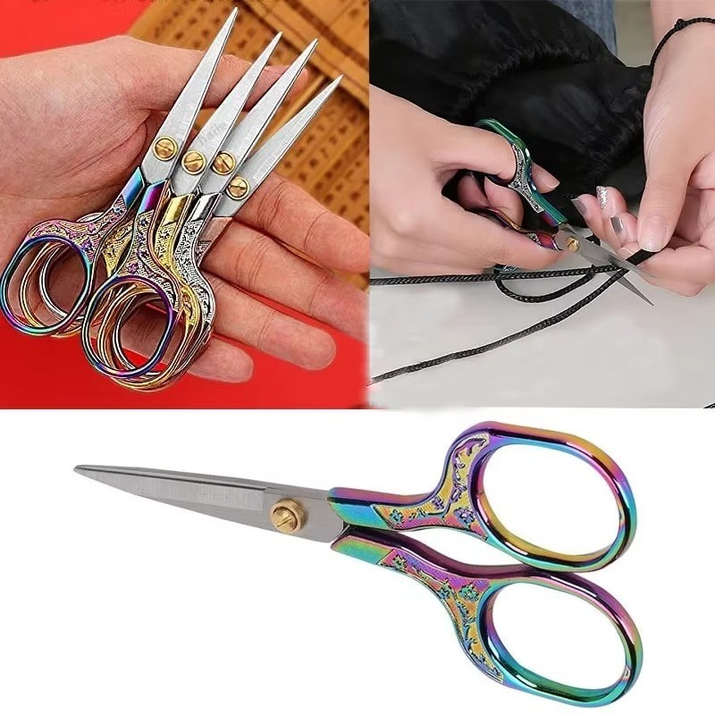 Scissors Elegant Stainless Steel Sharp Durable Scissor for Sewing Craft ...