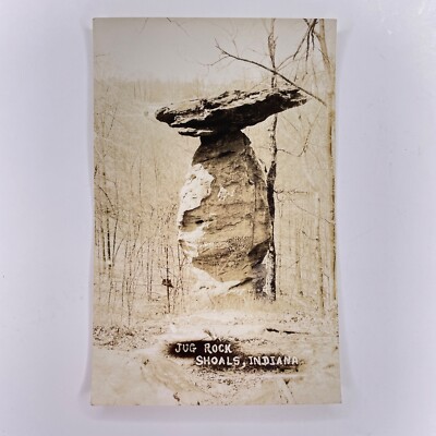 Jug Rock Shoals, Indiana RPPC Photo Postcard | eBay