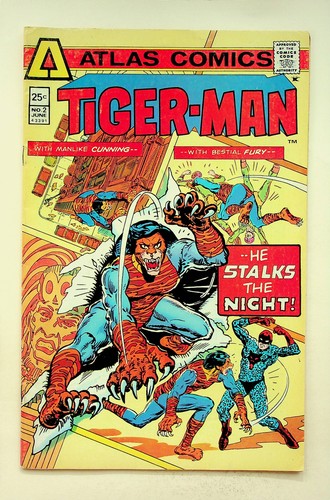 Tiger-Man #2 (Jul 1975, Atlas) - Very Good | eBay