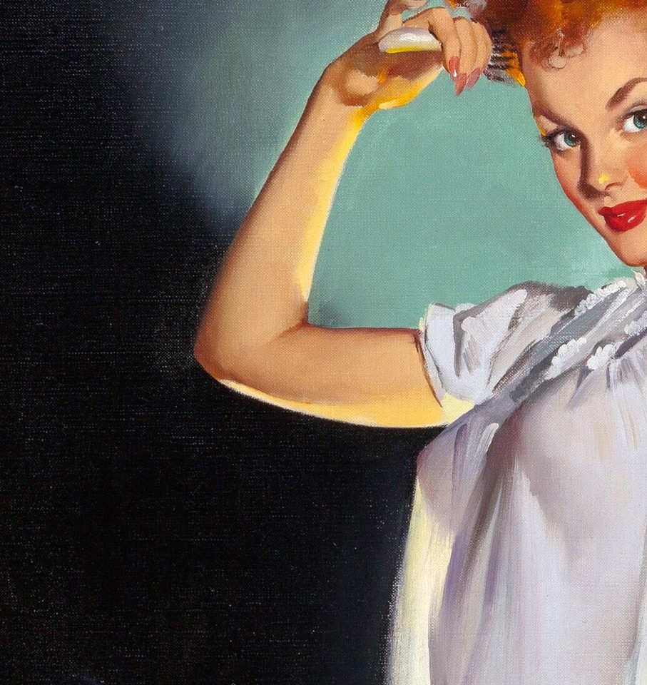 "Rest Assured" 1952 Elvgren Nighty Vintage Style Pin-Up Poster 16x20 | eBay
