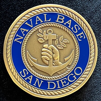 Naval Base San Diego USN Challenge Coin | eBay