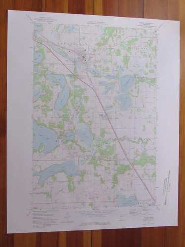 Frazee Minnesota 1976 Original Vintage USGS Topo Map | eBay