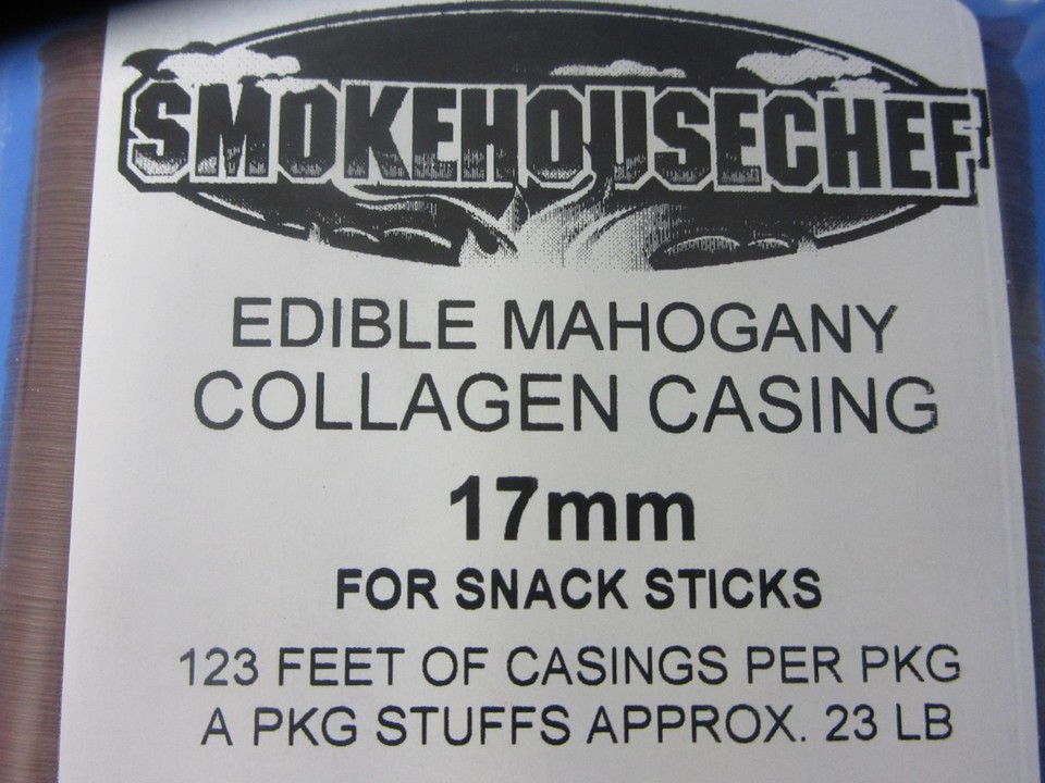 SLIM 3/8" Snack Stick Tube AND 17mm Casings for ENTERPRISE Sausage ...