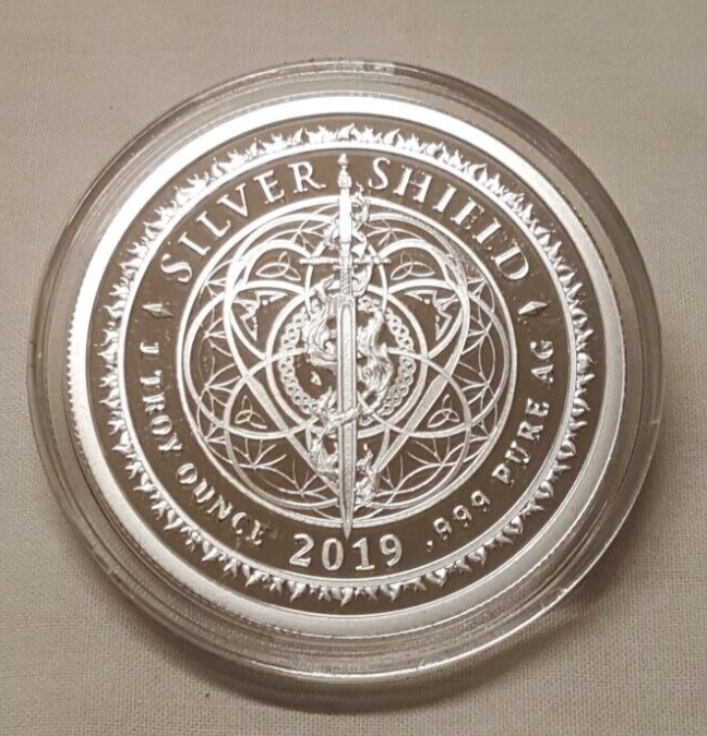 1oz 2019 Silver Shield Proof Ulysses S. Grant Silver Round President ...