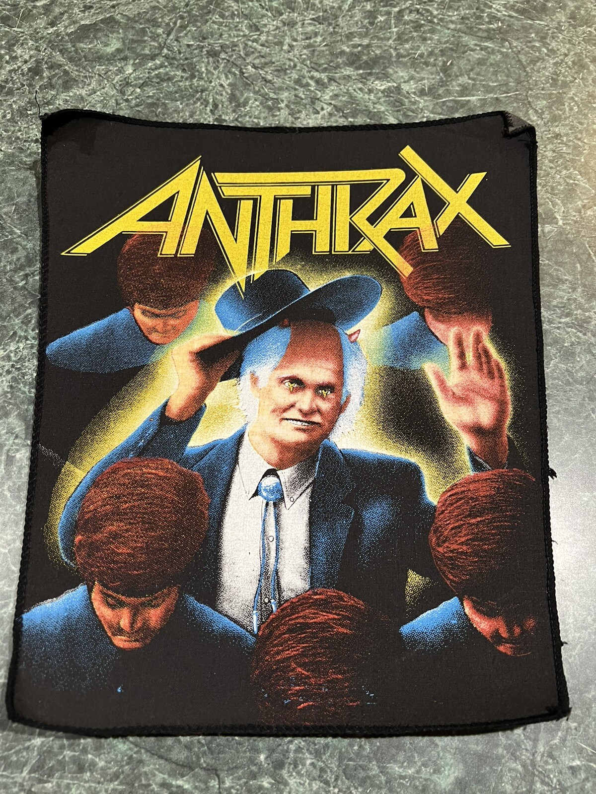 VINTAGE ANTHRAX AMONG THE LIVING BACK PATCH | Grelly USA