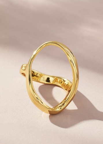 Anthropologie Open Circle Ring Size 7 | eBay