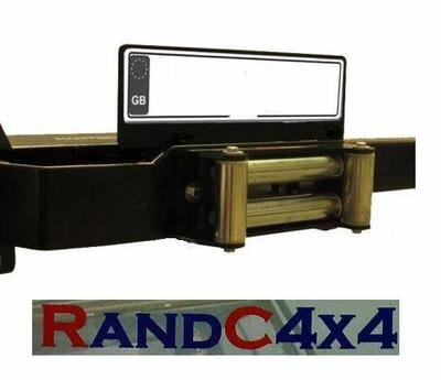 Land Rover Defender Discovery Winch Bumper Number Plate Holder Bracket ...