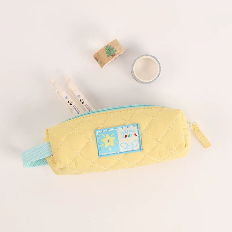 Stylish Grid Large Capacity Pencil Holder With Portable Design For ...