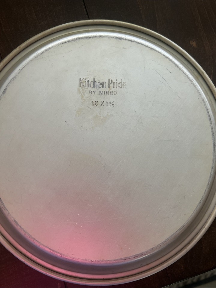 2 Vintage 10" Inch Aluminum Pie Plates/Pans Mirro And Kitchen Pride | eBay