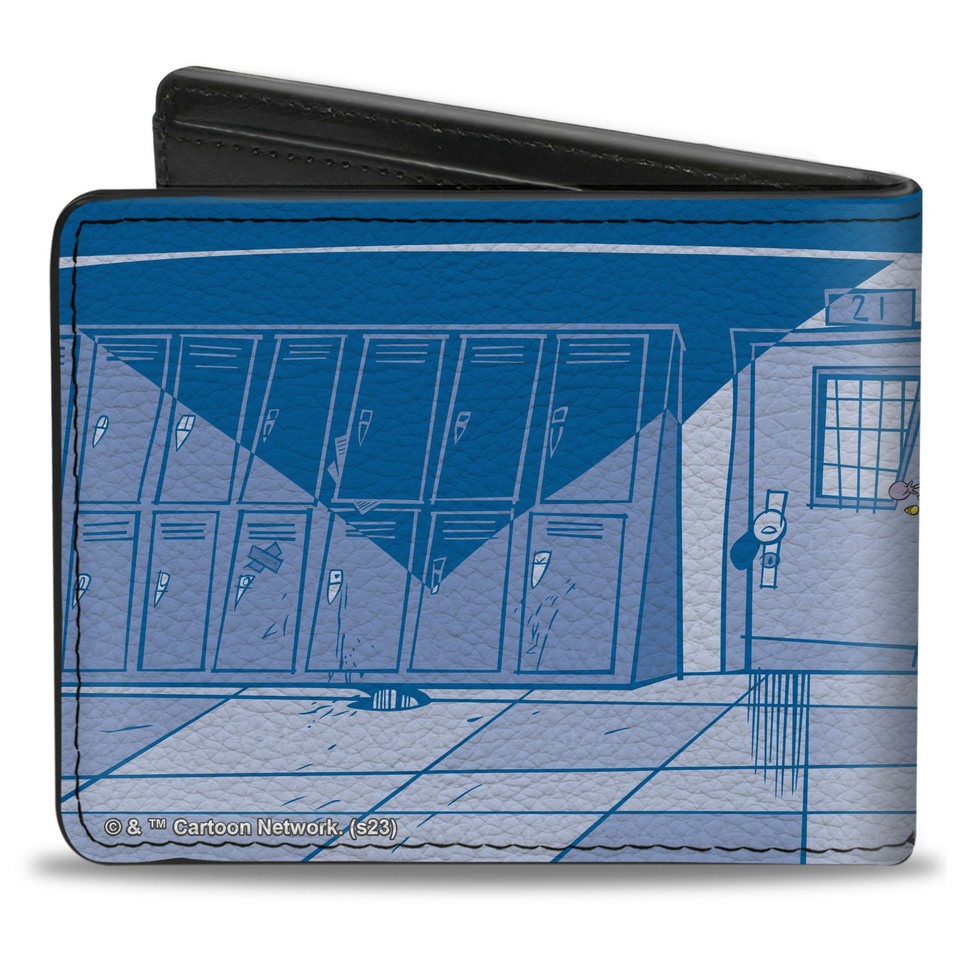 Bi-Fold Wallet COW AND CHICKEN with Red Guy Running Pose and Title L ...