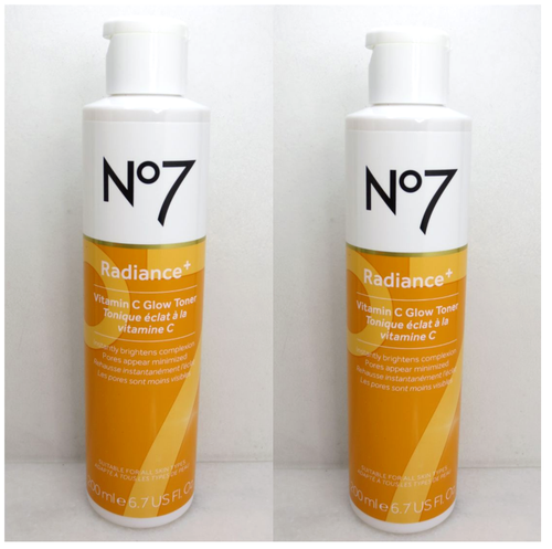 No7 RADIANCE+ VITAMIN C GLOW TONER 6.7 OZ NWOB LOT OF 2 | eBay