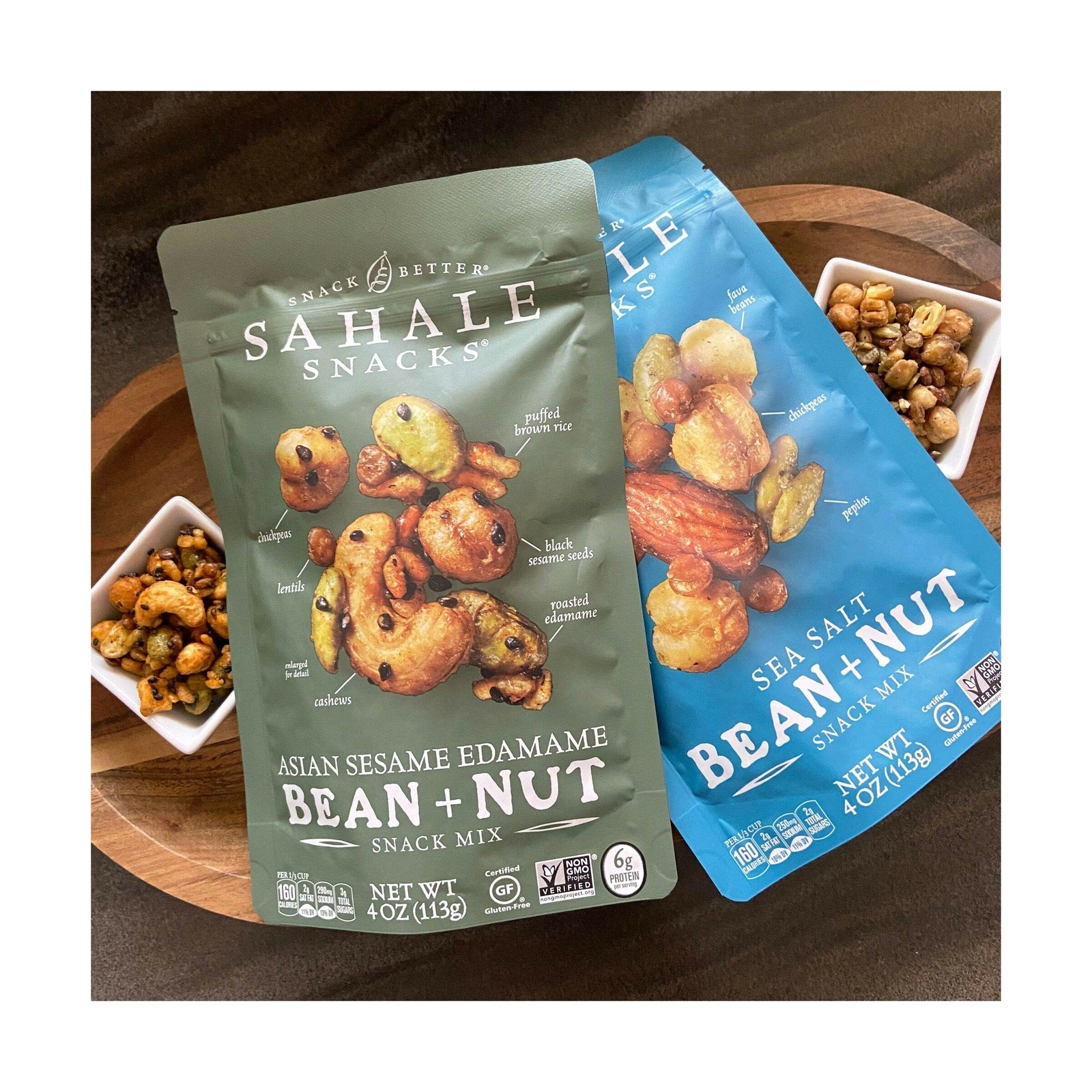 Sahale Snacks Sea Salt Bean Nut Snack Mix, 4 Ounces (Pack of 6) | eBay