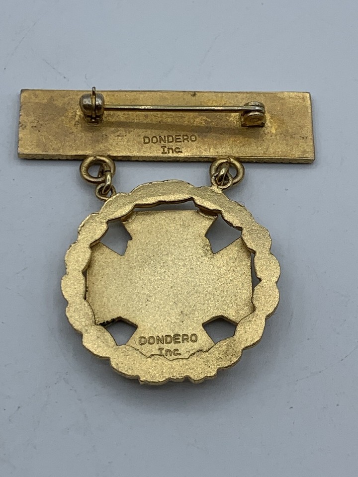 Rare Vintage DONDERO Knight Templar Grand Commandery DC Meritorious ...