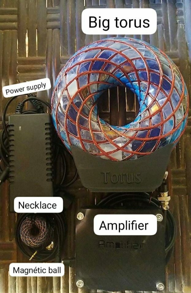 2 UNITs of TORUS rodin coil Vortex 9 '' inch orgonite PEMF with ...