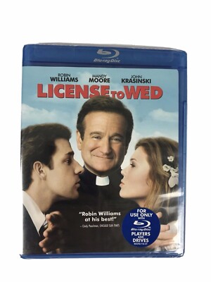 License to Wed BLU-RAY DVD Robin Williams Mandy Moore John Krasinski ...