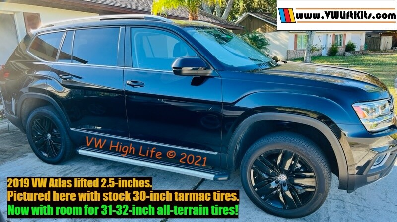 Lift Kit for VW Atlas 2017-2019 2.5 Inch Suspension Spacers Off Road ...