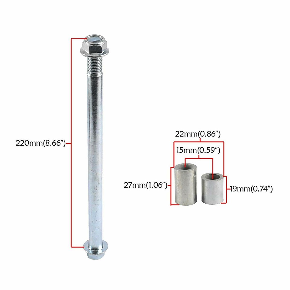 12" 14" Wheel Front Fork Swing Arm Disc Brake Kit Pit Bike CRF110 125cc ...