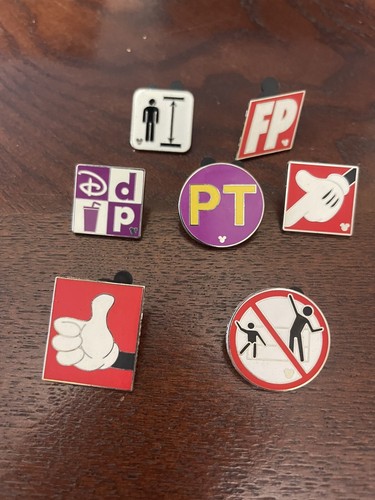 Disney 2009 WDW Hidden Mickey Map Icons Complete Set W/ No Standing ...