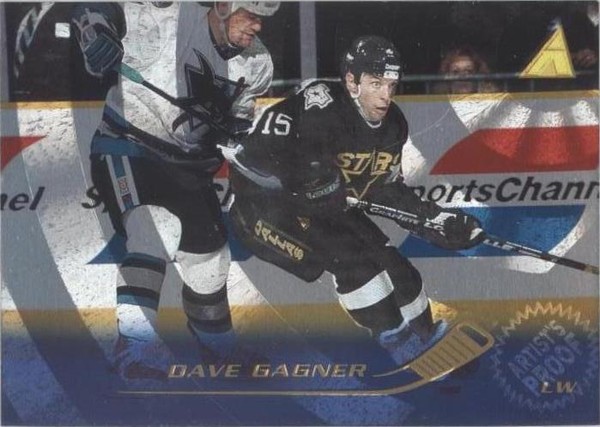 1995-96 Pinnacle - Artist's Proof Rink Collection #125 Dave Gagner for ...