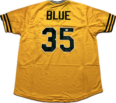 Vida Blue Signed Custom Oakland Autographed Baseball Jersey (JSA) | eBay