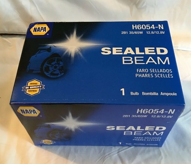 Lot of 6 NAPA Halogen H6054-N Headlights Bulb 2B1 35/65W 12.8V Sealed ...