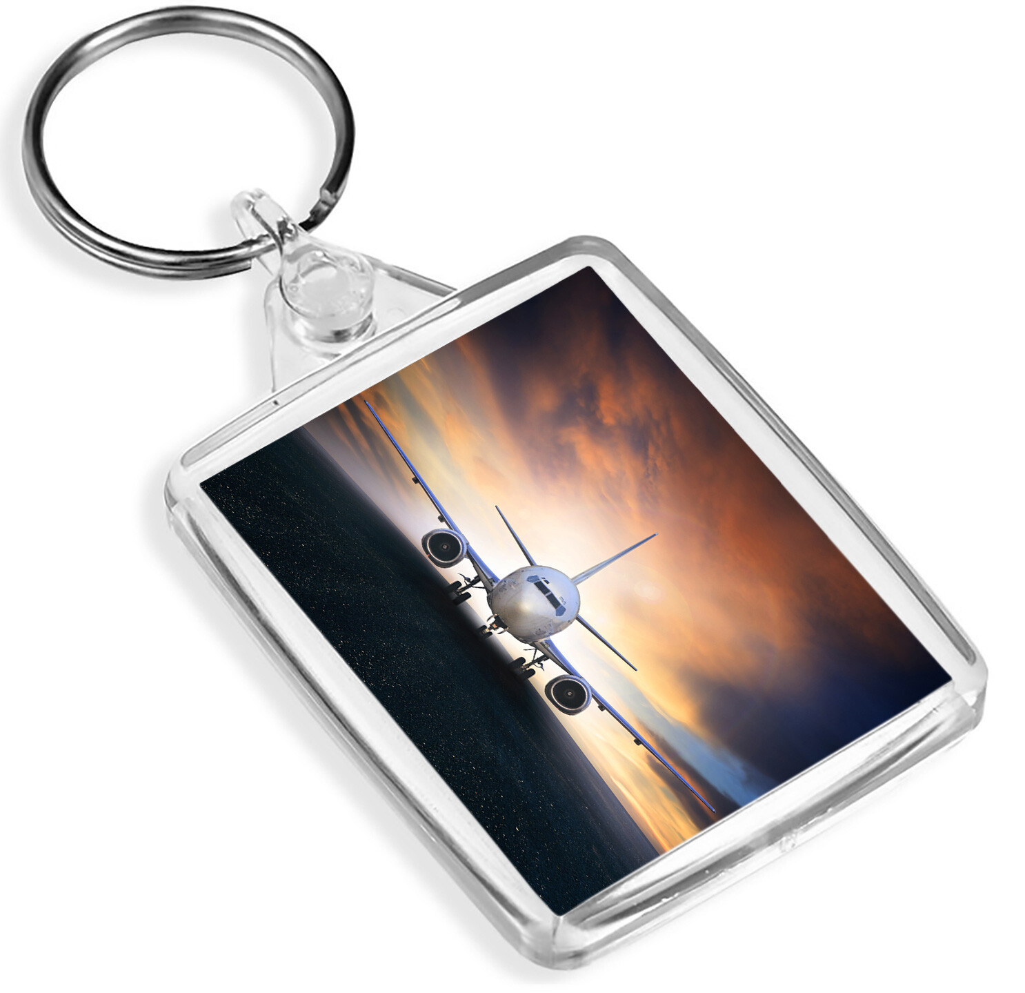 Awesome Private Jet Keyring - IP02 - Plane Pilot Flying Airplane Cut ...