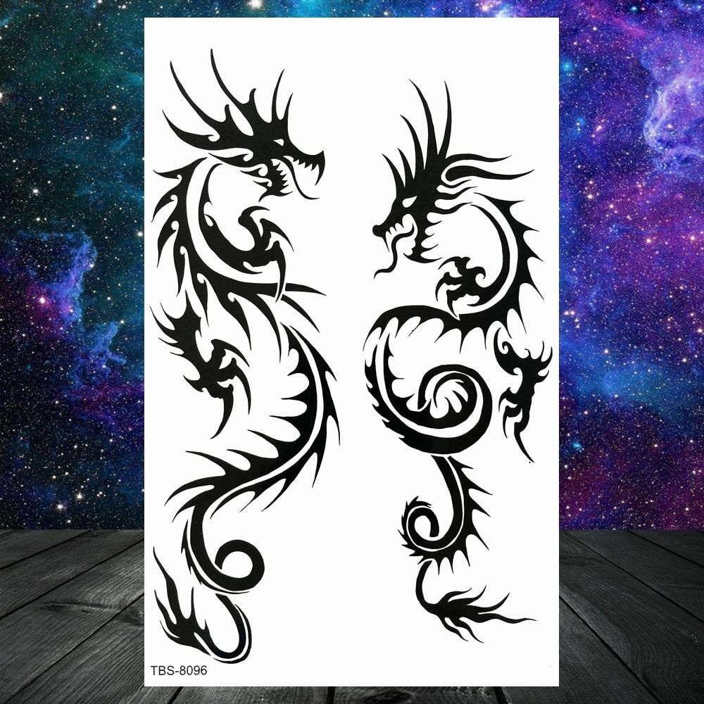 Tribal Dragon Tattoos Designs