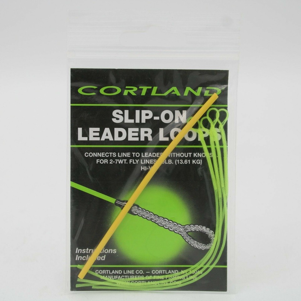 Cortland Slip-On Leader Loops Fly Fishing Line Several Choices ...
