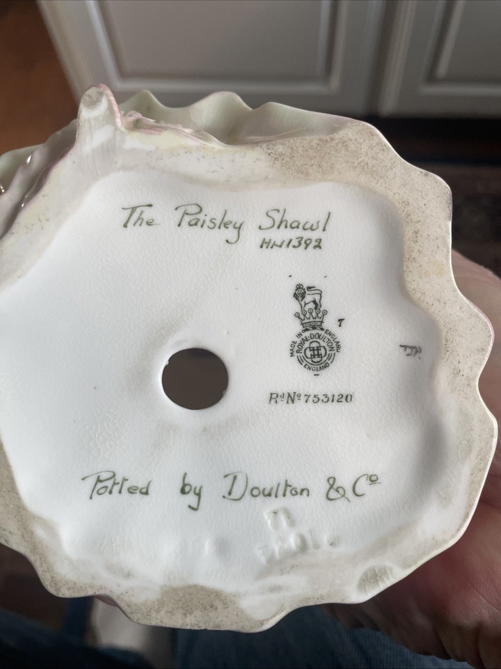 Royal Doulton Bone China Figurine The Paisley Shawl | eBay