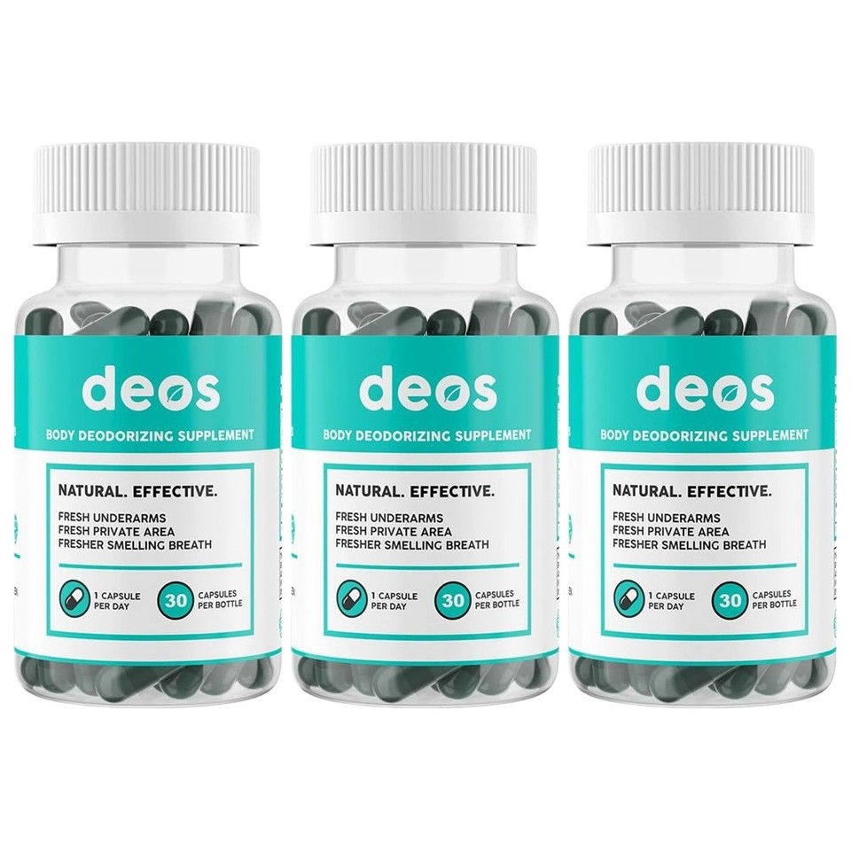 DEOS Internal Deodorant Supplement – DEOS Full Body Deodorizer 30 ...