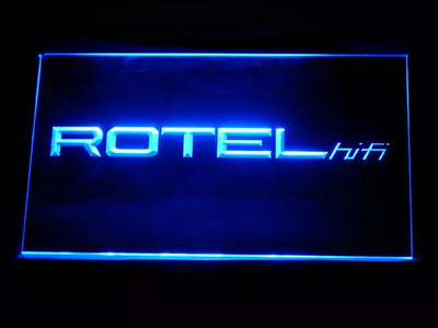 Rotel Hi Fi Home Theater Audio For Recording Studio LED Neon Light Sign ...