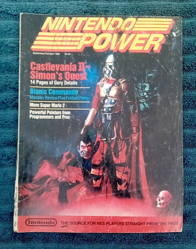 Vintage Nintendo Power Magazine Issue # 2 Castlevania II Sept Oct 1988 ...