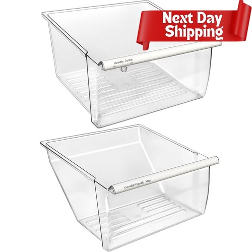 [2 Pack] Upgraded 2188656 Fridge Crisper Drawer (UPPER) Humidity ...