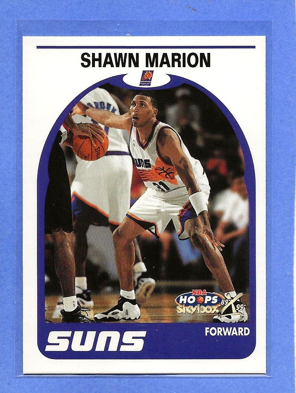 SHAWN MARION - 1999-00 Skybox NBA Hoops Decade "Rookie" - #95 - Suns ...