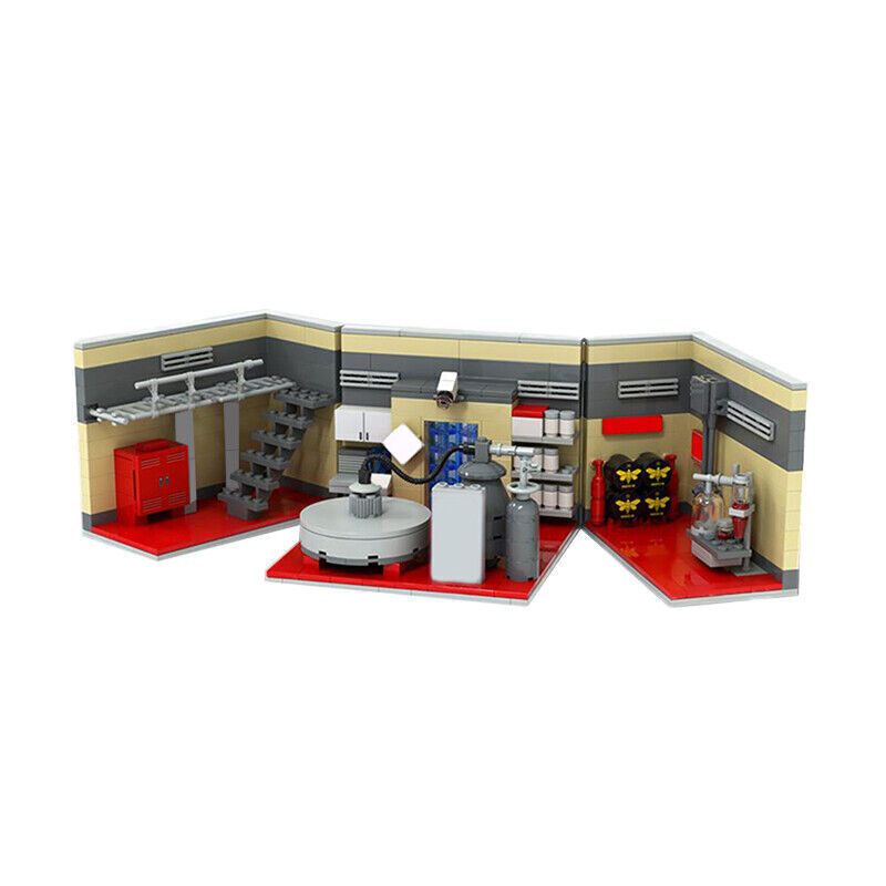 511 PCS Breaking Bad Laboratory with Interior Modular MOC Building ...