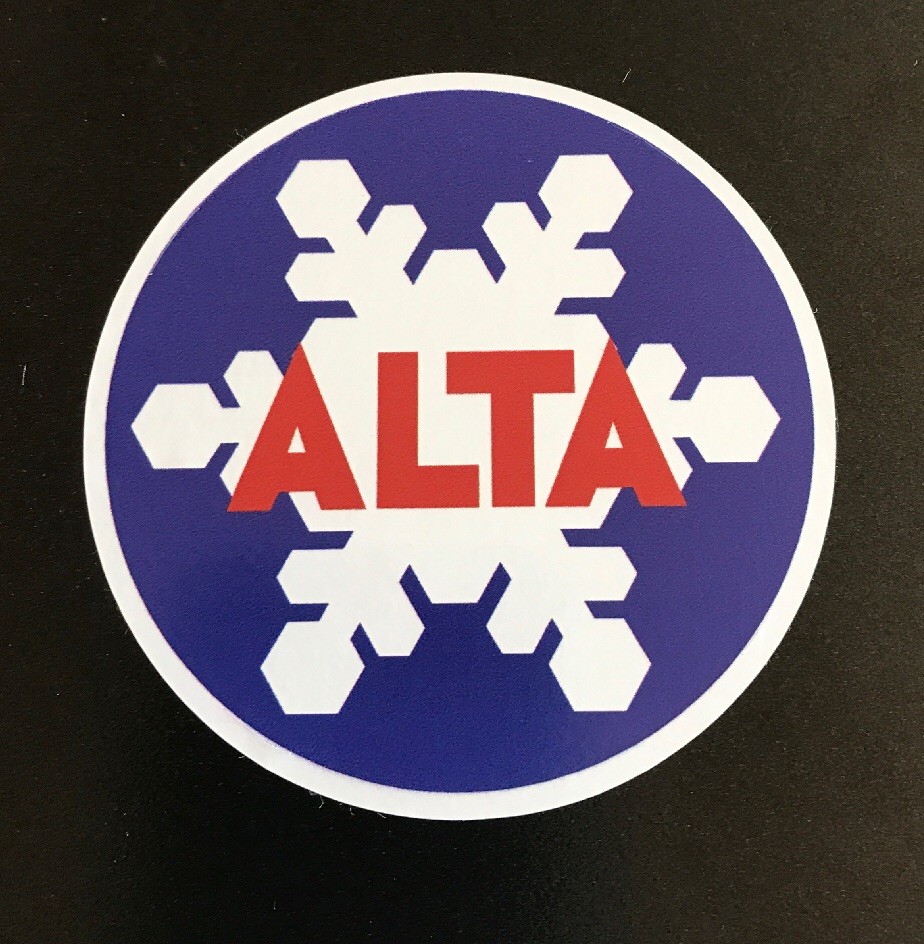 Alta Ski Resort Sticker - Skiing Snowboarding Utah Mountain Sports ...