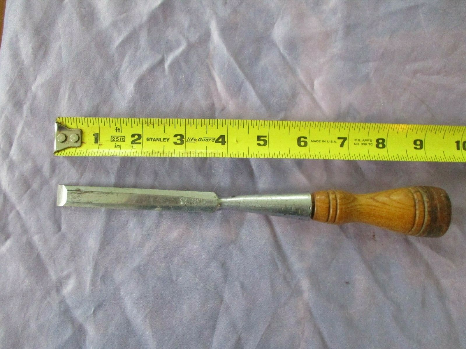 VINTAGE CRAFTSMAN 1/2 INCH WIDE SOCKET CHISEL WITH BEVEL SIDES VERY ...