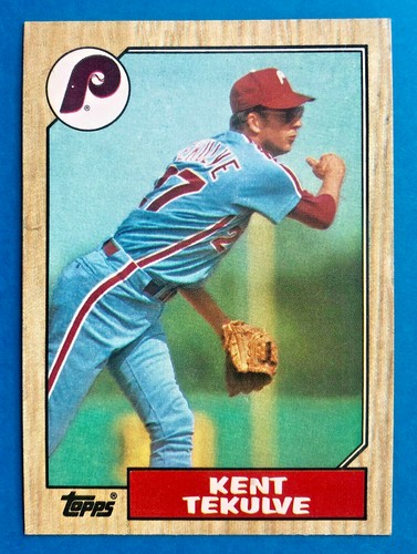 1987 Topps Kent Tekulve #684 Baseball Card Philadelphia Phillies | eBay