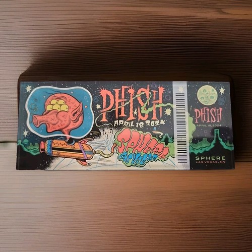 Phish Sphere Las Vegas 4/18/2024 Ticket Stub Magnet YEM (not Pollock ...