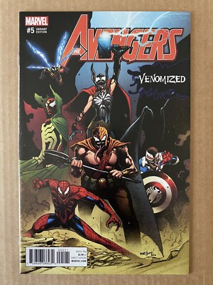 Avengers #5 Vision Falcon Wasp Jane all Possessed by Venom Variant ...