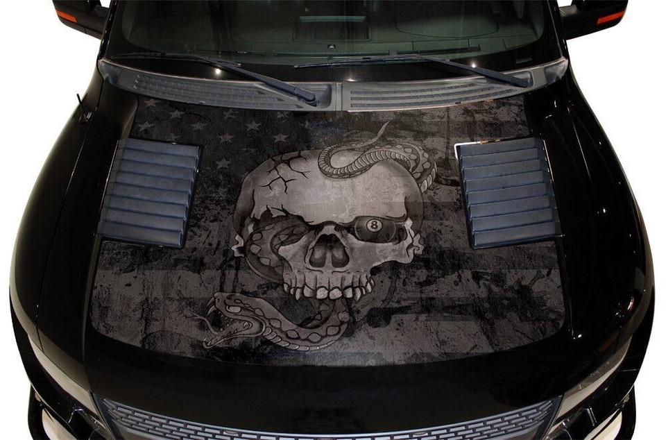 Hood Wrap Graphic Sticker Decal Kit Fits:Ford Raptor F150 SVT 10-14 ...