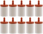 Husqvarna 10 Pack Of Genuine OEM Replacement Fuel Filters, 503443201 ...