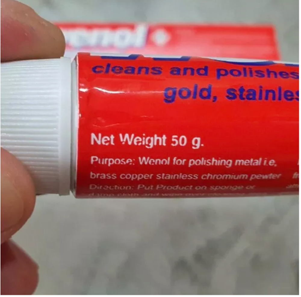 Wenol Metal Polish Cleaner for Brass Copper Silver Gold Stainless Steel ...