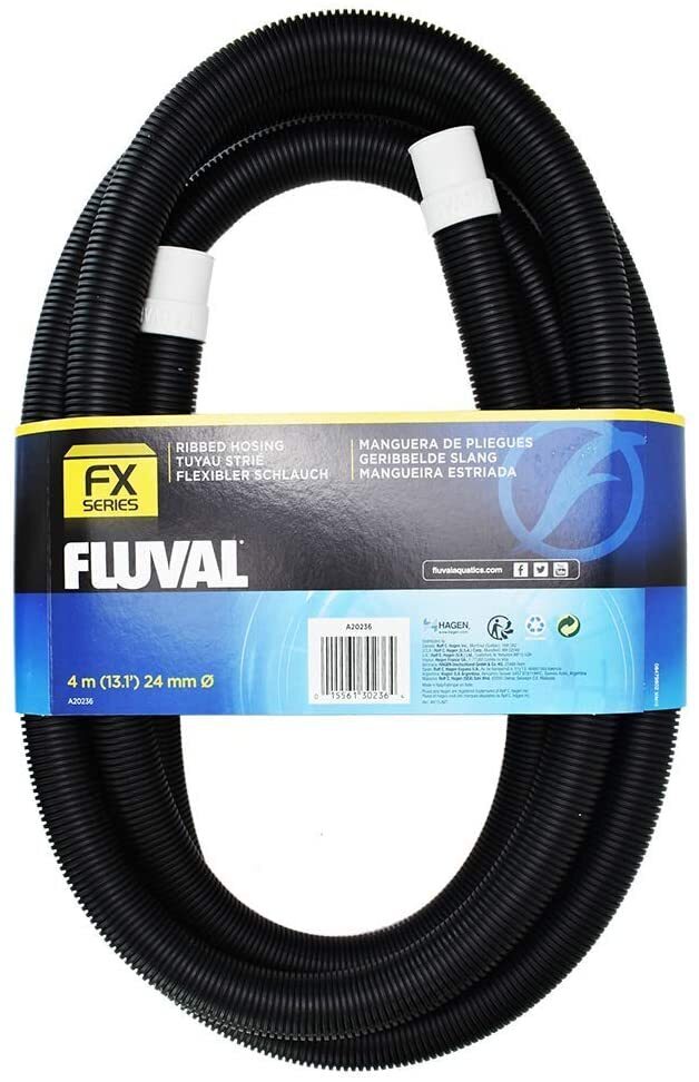 #A20236 Fluval FX5/FX6 Ribbed Hosing 4m - Giant Canister Hose FX4 FX ...