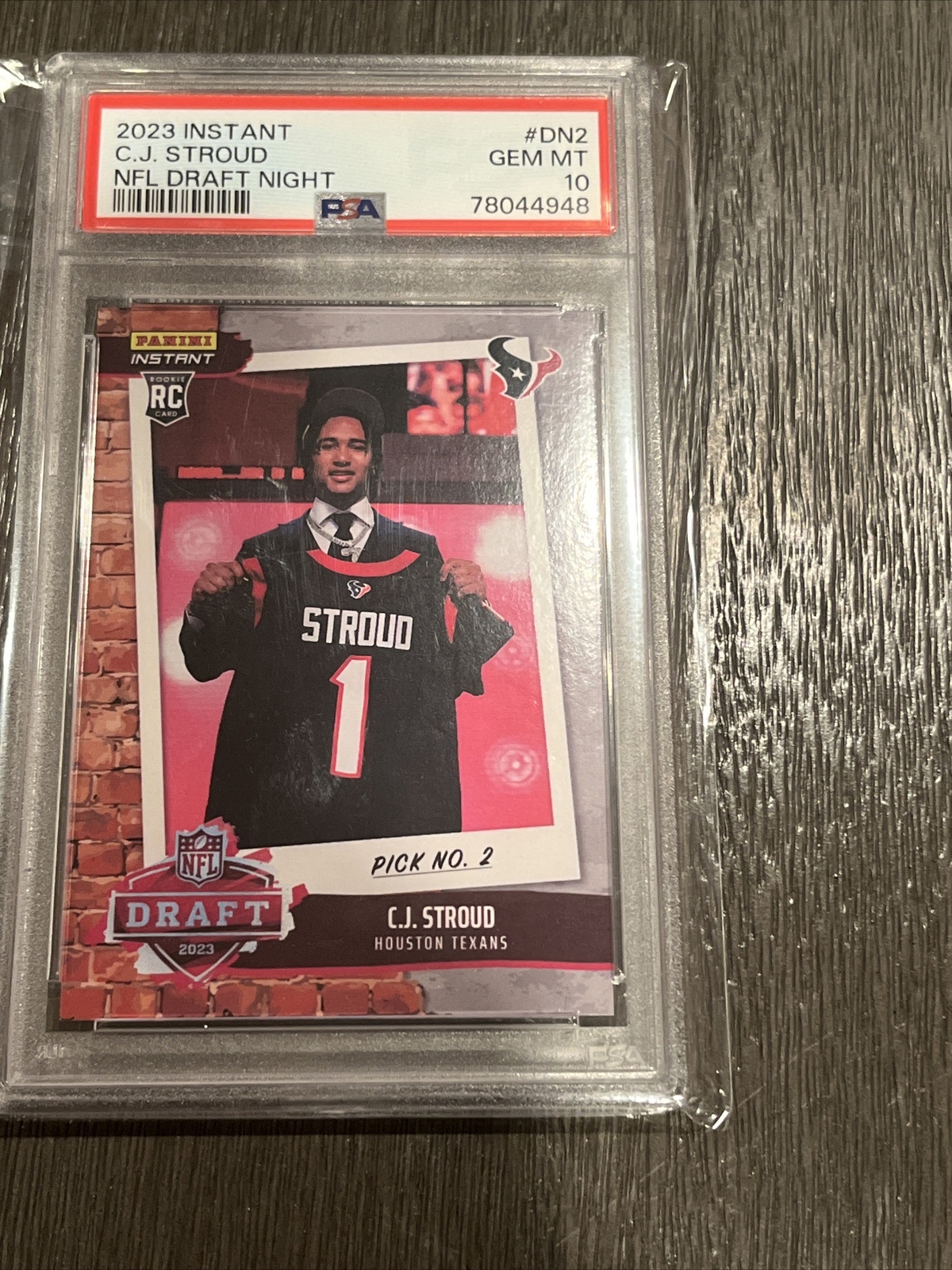 2023 Panini Instant Nfl Draft Night Dn2 Cj Stroud Rookie Psa 10 Ebay