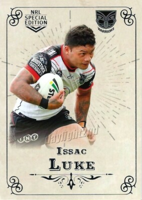 2018 NEW ZEALAND WARRIORS NRL Card ISSAC LUKE Glory | eBay